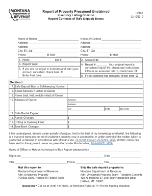 Fillable Online Inventory Listing Sheet to Report Contents of Safe ...