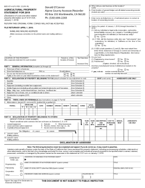 Fillable Online Business Property Statement 021 - San Bernardino County ...