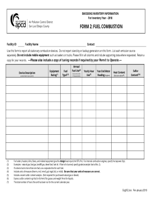 Fillable Online FORM 2: FUEL COMBUSTION - cloudfront.net Fax Email ...