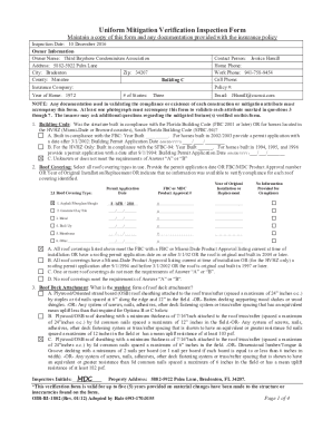 Fillable Online Fillable Online Uniform Mitigation Verification ...