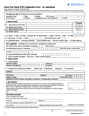 Fillable Online Know Your Client Kyc Application Form: Fill & Download ...