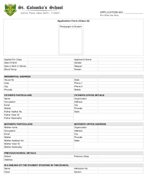 Fillable Online (DOC) APPLICATION FORM OFFICE USE ONLY Application ...