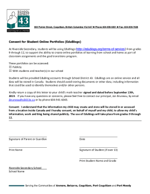 Fillable Online Letterhead colour - School District 43 Fax Email Print ...