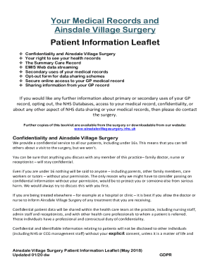 Fillable Online Requesting Your Medical Records - Hospital for Special SurgeryRequesting Your ...