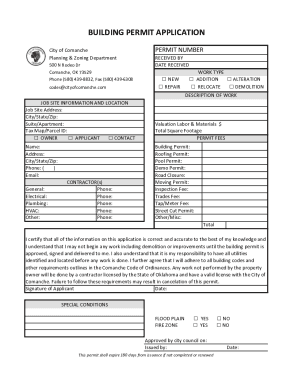 Fillable Online formspal.com pdf-forms otherBuilding Permit Application ...