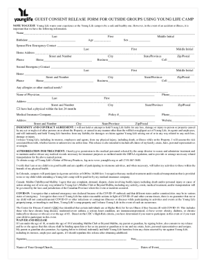 Fillable Online Fillable Online GUEST CONSENT RELEASE FORM FOR OUTSIDE ...