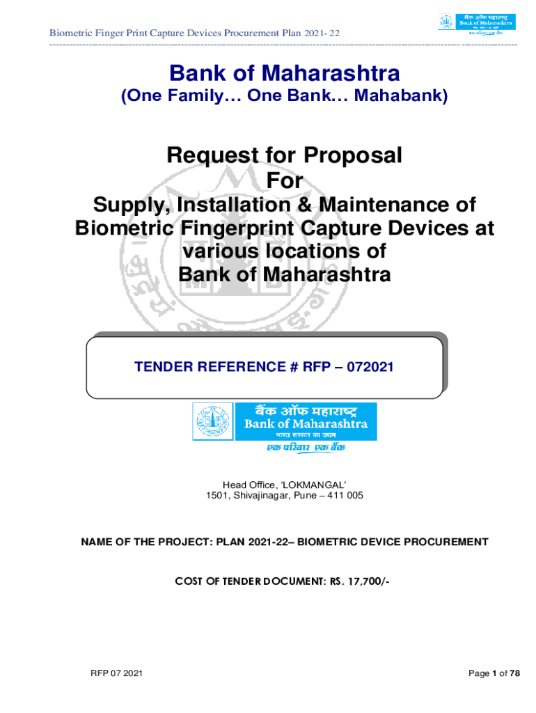 Fillable Online Request for Proposal (RFP) Rate Contract for Supply, Installation and ... Fax ...