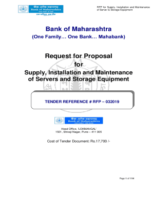 Fillable Online REQUEST FOR PROPOSAL (RFP) FOR SUPPLY, INSTALLATION & maintenance OF ... Fax ...