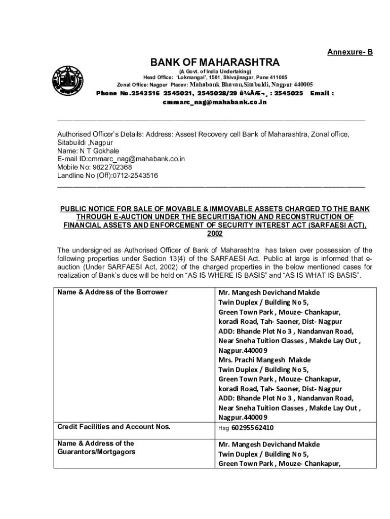 Fillable Online Mr Mangesh Devichand Makde - Bank of Maharashtra Fax ...