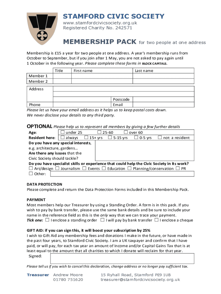 Fillable Online SCS membership forms template v5 Fax Email Print - pdfFiller