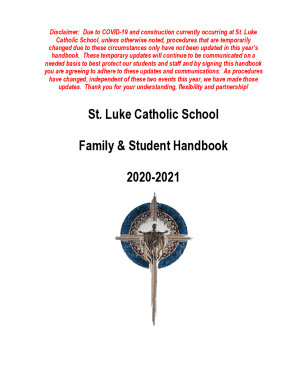 Fillable Online St. Luke Catholic School - St. Luke Catholic School ...