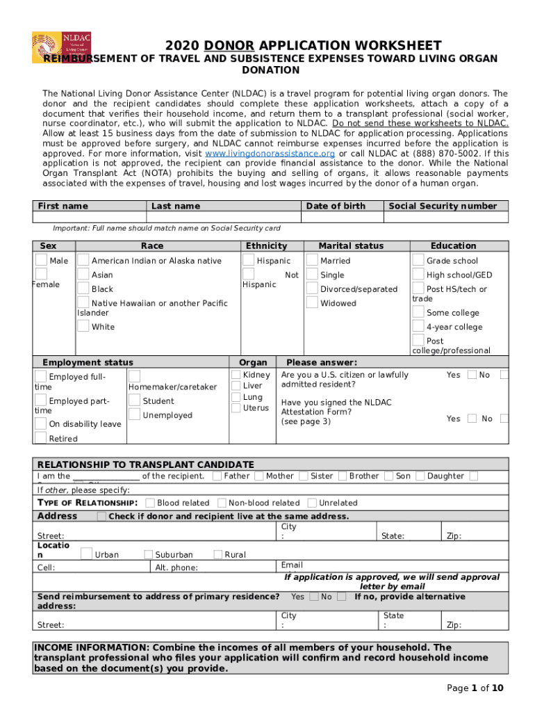 How NLDAC Helps - National Living Donor Assistance Center Doc Template ...