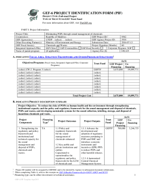 Fillable Online docslib.orgdoc8408073Gef-6 Project Identification Form (Pif) Project Type: Full ...