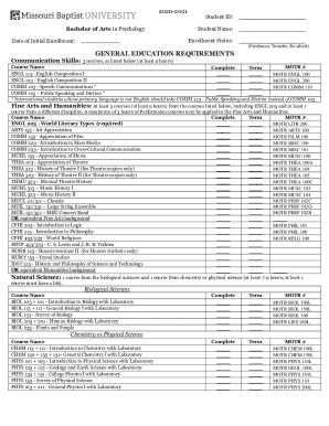 Fillable Online Enrollment Status and Definition of an Academic Year ...
