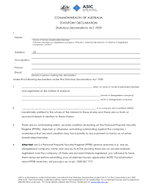 Fillable Online A Full Guide to Statutory DeclarationsNotary.co.uk.co ...