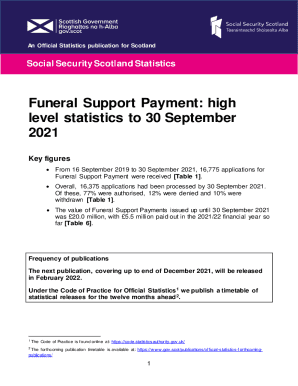 Fillable Online Funeral Support Payment - mygov.scotFuneral Support ...