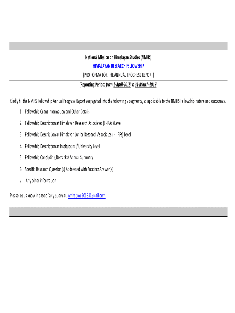 Fillable Online National Mission on Himalayan Studies (NMHS) Engagement of Himalayan ... Fax ...