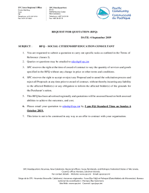 Fillable Online Request For Quote (RFQ) - Meaning, Example, How to ...