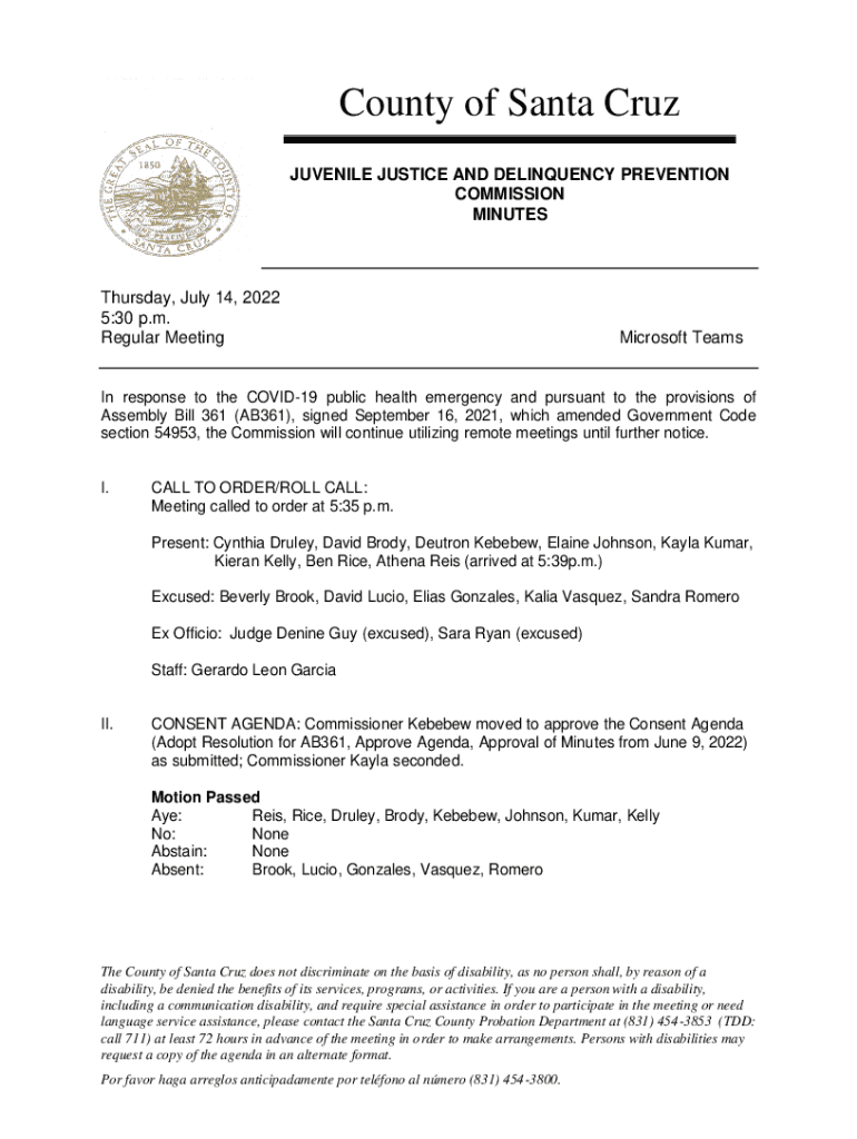 Fillable Online JUVENILE JUSTICE AND DELINQUENCY PREVENTION Fax Email ...