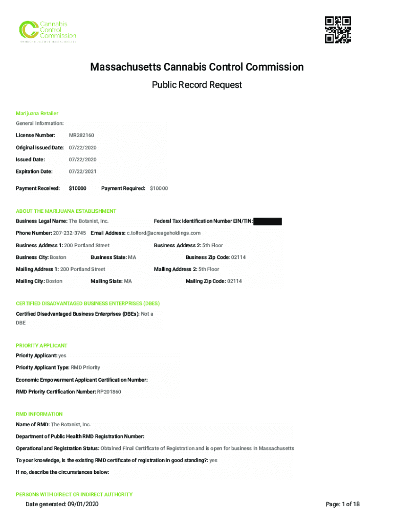 Fillable Online masscannabiscontrol.compublic-documentsformsForms and ...