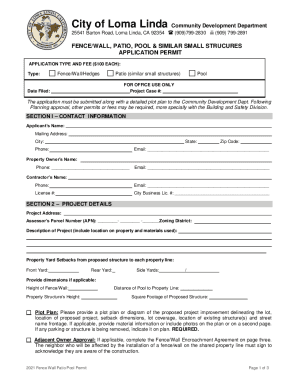 Fillable Online Loma Linda, California - Home - City of Loma Linda Fax ...