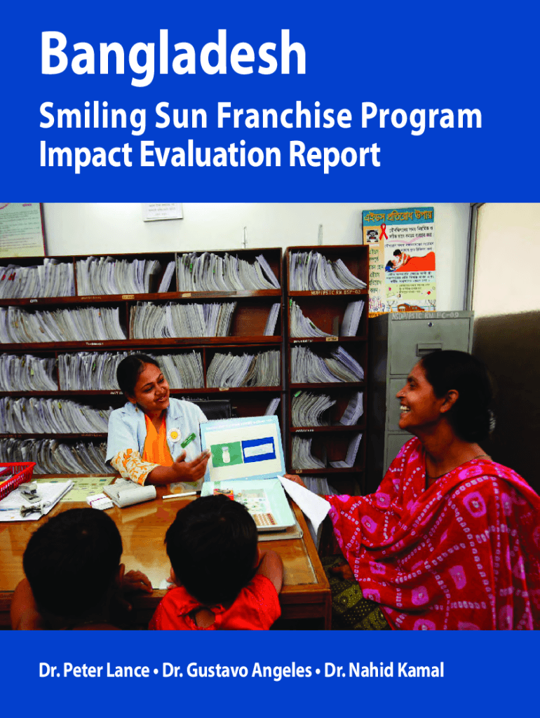 Fillable Online pdf usaid Bangladesh Smiling Sun Franchise Program ...