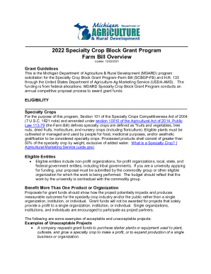 Fillable Online 2022 Specialty Crop Block Grant Program Farm Bill ...