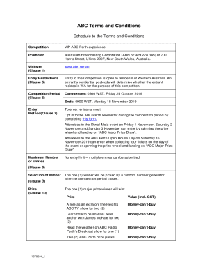 Fillable Online Terms - ABC Fax Email Print - pdfFiller