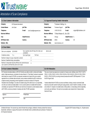 Fillable Online pci.qualys.comstatichelpPCI Report: Attestation of Scan ...