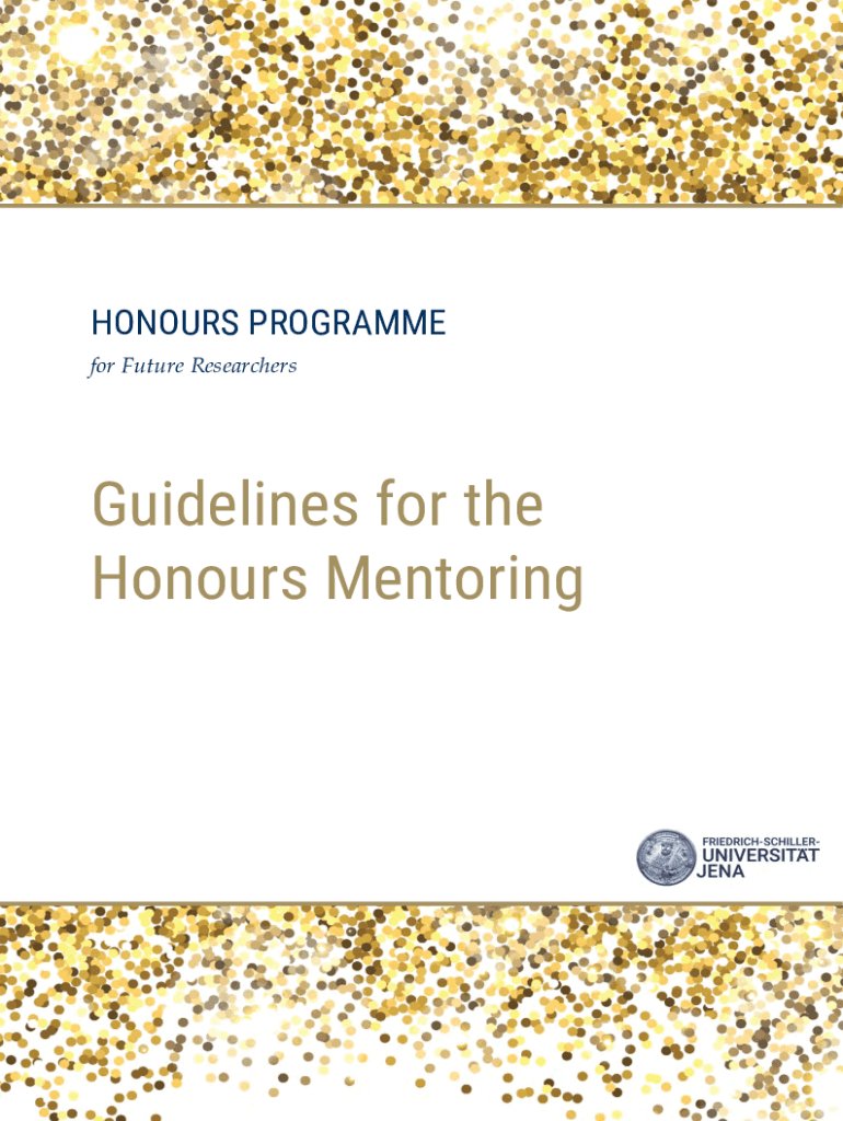 Fillable Online Honours Programme for Future Researchers - uni-jena ...