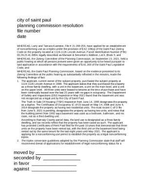 Fillable Online Fillable Online city of saint paul planning commission resolution ... Fax Email ...