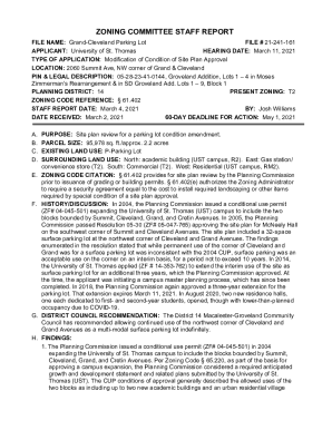 Fillable Online ZONING COMMITTEE STAFF REPORT - City of Saint Paul Fax ...