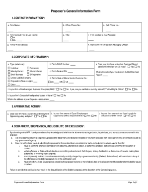 Fillable Online FREE 10+ General Information Form Samples in PDFMS ...