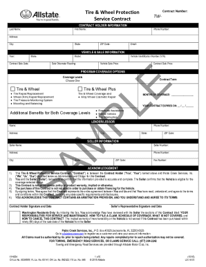 Fillable Online Tire and Wheel Road Hazard Protection Plan - NSD Motor ...
