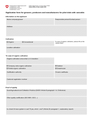 Fillable Online Application form for growers, producers and ...