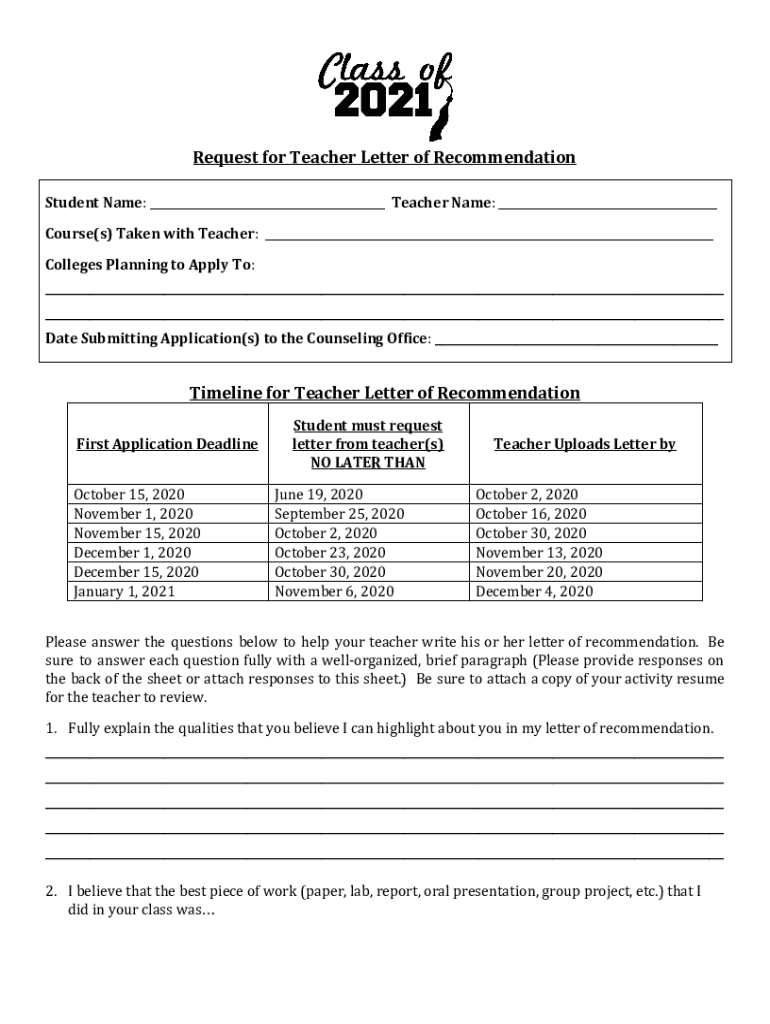 Fillable Online 50 Amazing Recommendation Letters For Student From ...