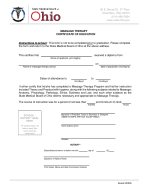 Fillable Online med ohio State Medical Board of Ohio 30 E. Broad St., 3rd Floor ... Fax Email ...