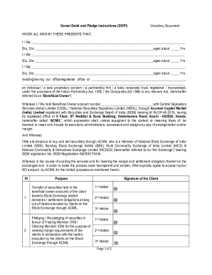Fillable Online Demat Debit and Pledge Instruction (DDPI) - Vertex ...