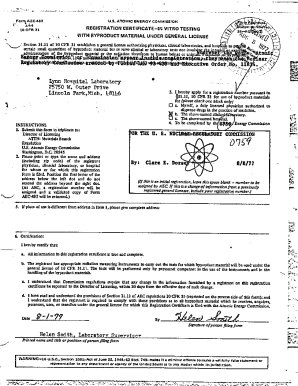 Fillable Online Registration Certificate for In-Vitro Testing for Lynn ...