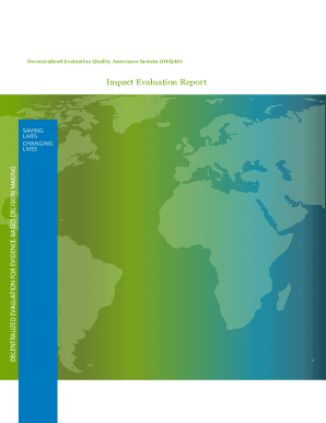 Fillable Online Impact Evaluation Report Template Fax Email Print ...