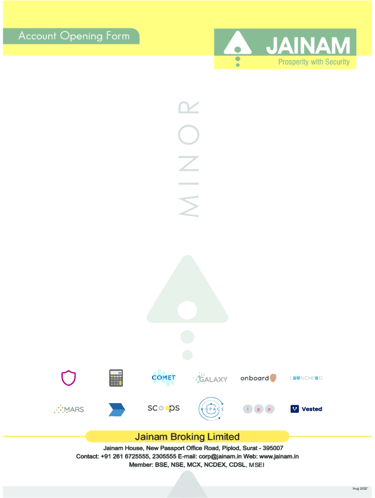 Jainam Broking Limited - Fill Online, Printable, Fillable, Blank | pdfFiller