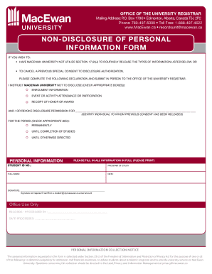 Fillable Online Personal Information Disclosure Authorization Form Fax Email Print - pdfFiller