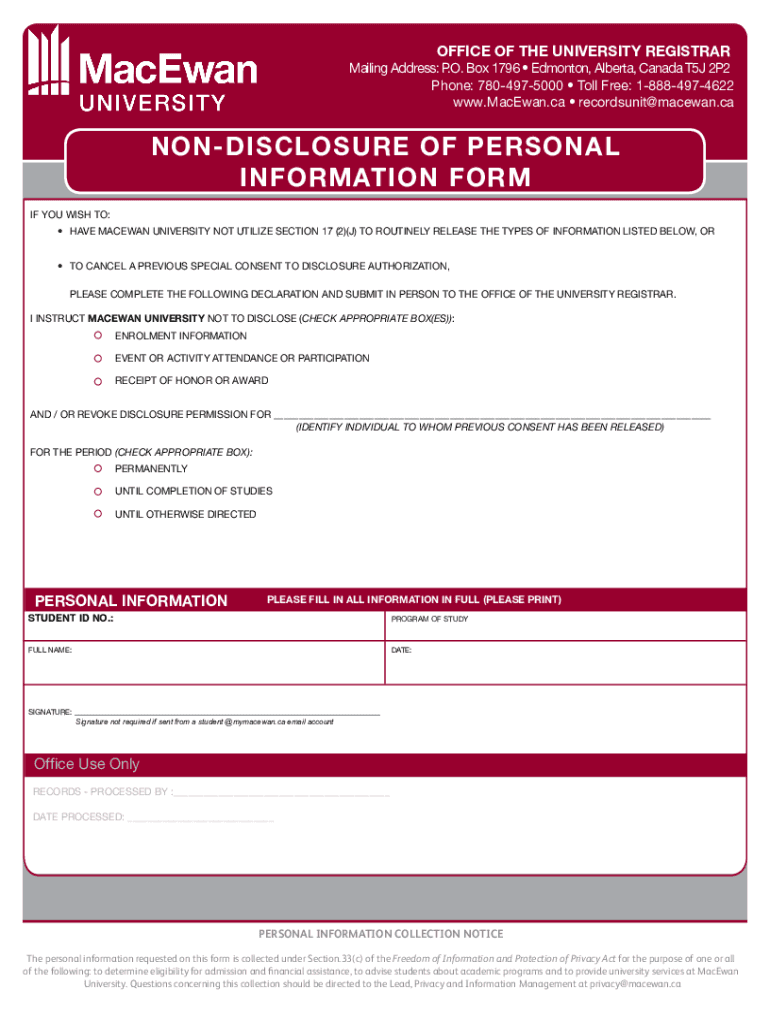 Fillable Online Personal Information Disclosure Authorization Form Fax Email Print - pdfFiller