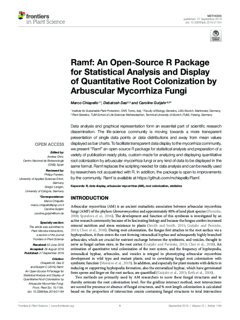 Fillable Online Ramf. Data analysis and graphical representation form ...