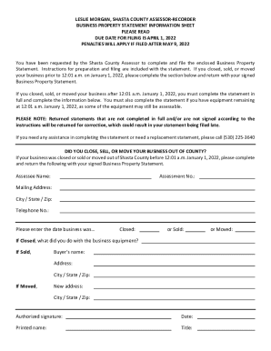 Fillable Online 01A BUSINESS PROPERTY STATEMENT INFO SHEET.docx Fax ...