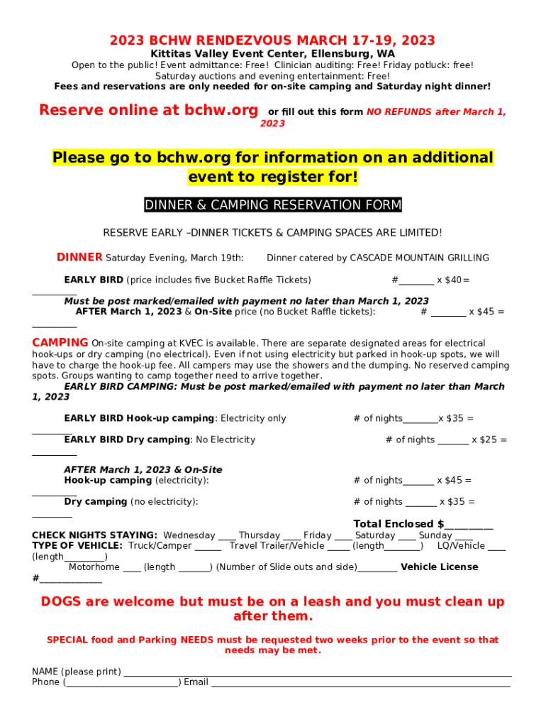 Upcoming Events - Back Country Horsemen of Washington - BCHW Doc ...