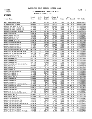 Fillable Online WASHINGTON STATE LIQUOR CONTROL BOARD Fax Email Print - pdfFiller