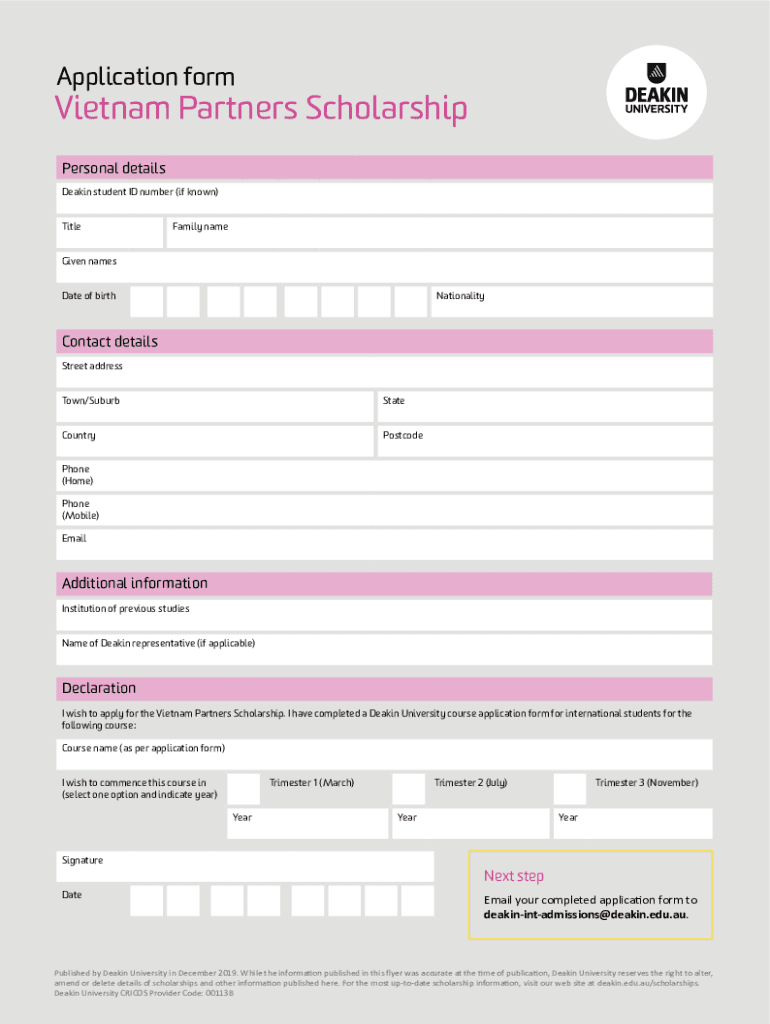 Fillable Online Vietnam's scholars ready for study success in Australia Fax Email Print - pdfFiller