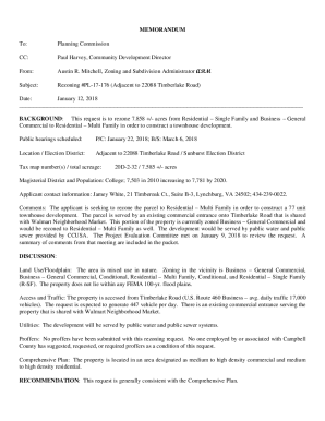 Fillable Online MEMORANDUM To: Planning Commission CC: Paul Harvey ...