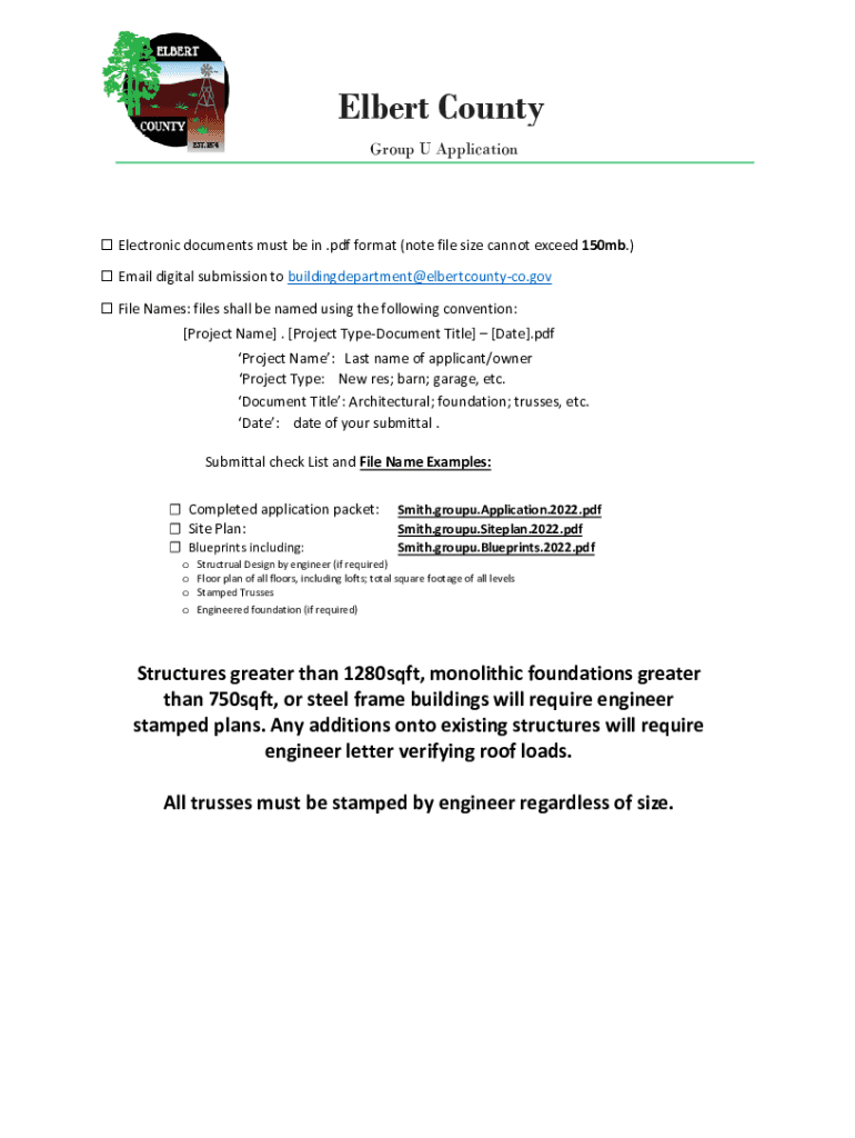 Fillable Online Building Inspection Request Form - Elbert County CO Fax ...